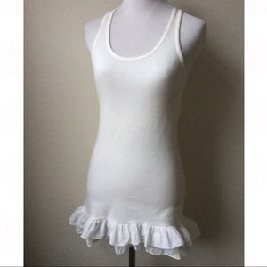 Denim&Co | Tops | Lace Ruffle Tank | Poshmark